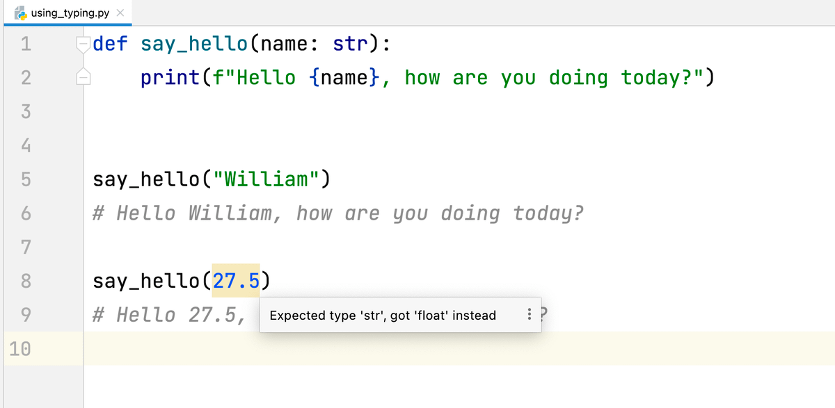 Basics on typing in Python | Stephen Gruppetta