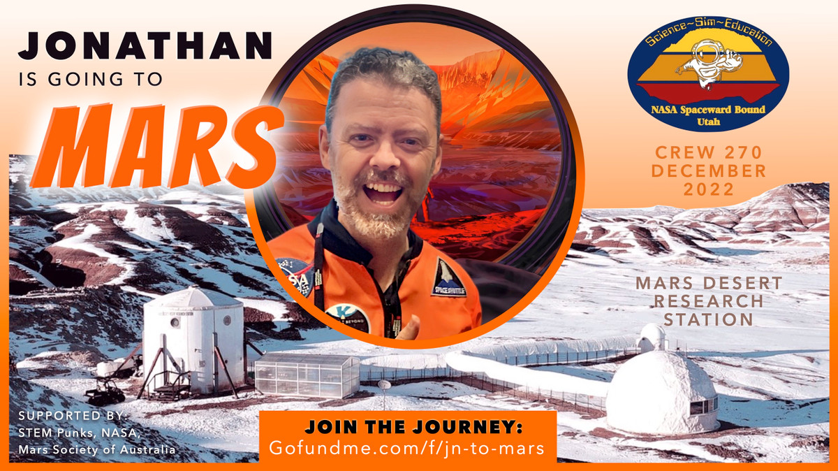 Jonathan is going to Mars 🔴 Why? Who inspired it? | Jonathan Nalder