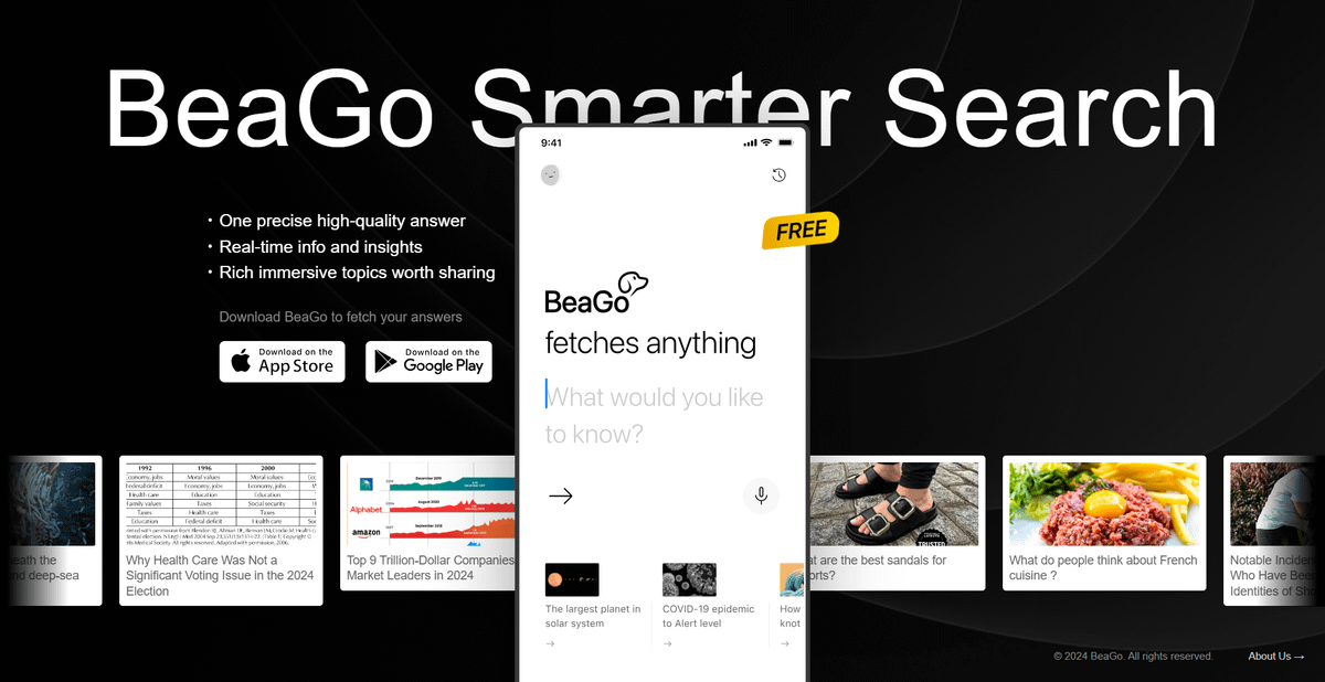 Introducing BeaGo: The Future of AI Search | Shushant Lakhyani