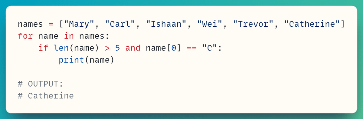 Welcome to the Python Café • > Exploring `and` | Stephen Gruppetta