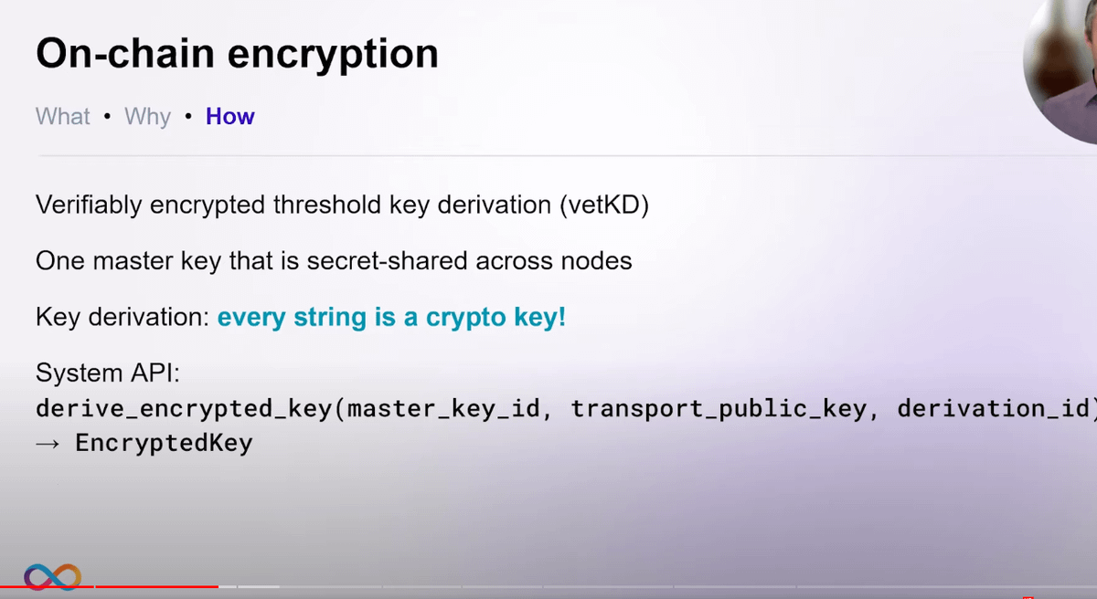 Dfinity Community Conversations Summary: Verifiably encrypted threshold key derivation (vetKD ...