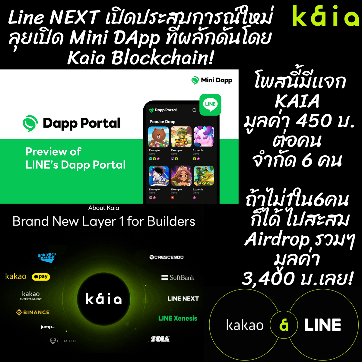 Line NEXT: Kaia Blockchain Mini DApp | EarthDeFIRE