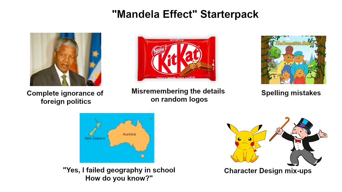 L'effet Mandela expliqué. | Spotters 🔍