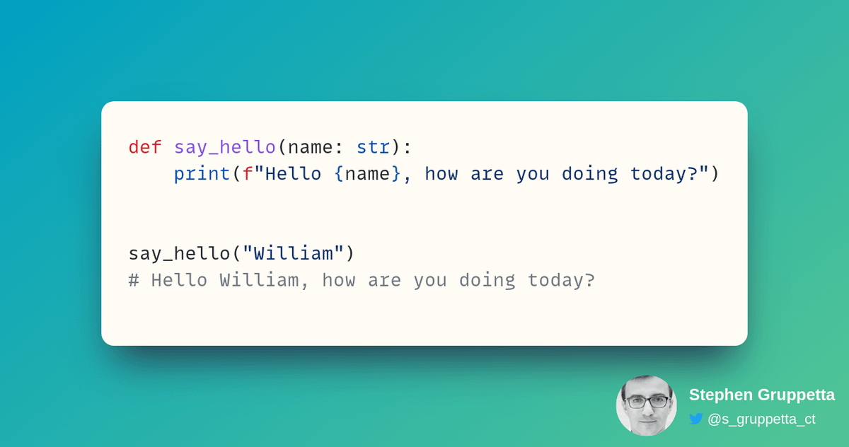Basics on typing in Python | Stephen Gruppetta