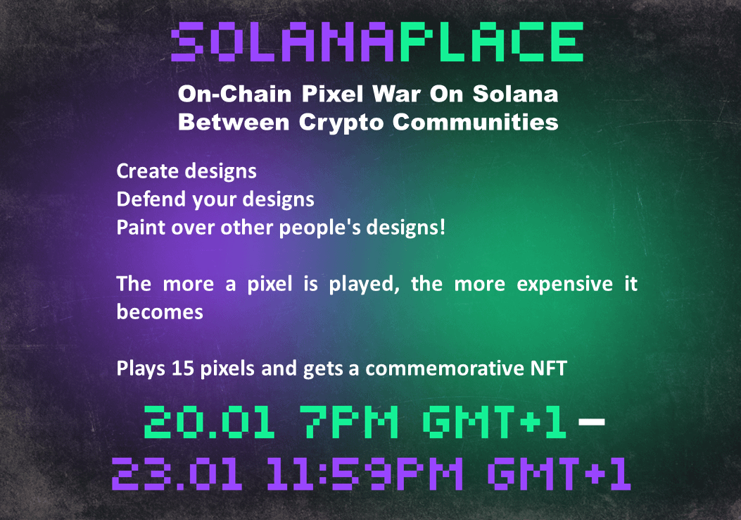 SolanaPlace: Onchain Pixel War On Solana | Otter | laloutre 🎒