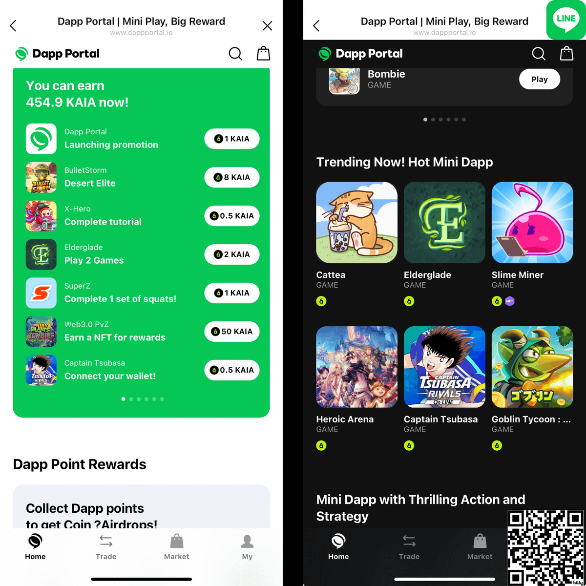 Line NEXT: Kaia Blockchain Mini DApp | EarthDeFIRE